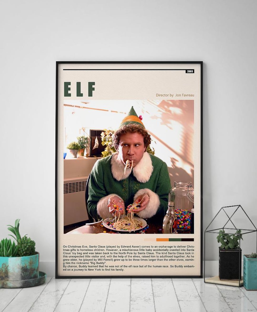 Elf 2003 Movie Poster,retro Posters,canvas Printing, Wall Decoration ...