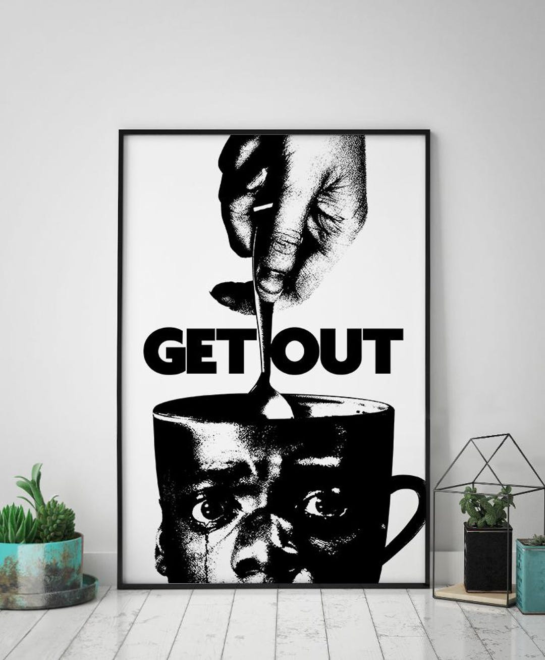 Get Out Movie Poster,retro Posters,canvas Printing, Wall Decoration ...