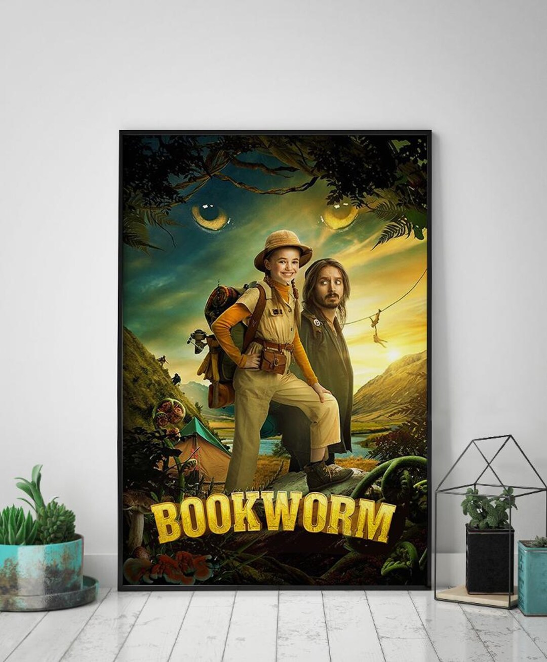 Bookworm Movie Poster,retro Posters,canvas Printing,gift Idea,wall Art ...