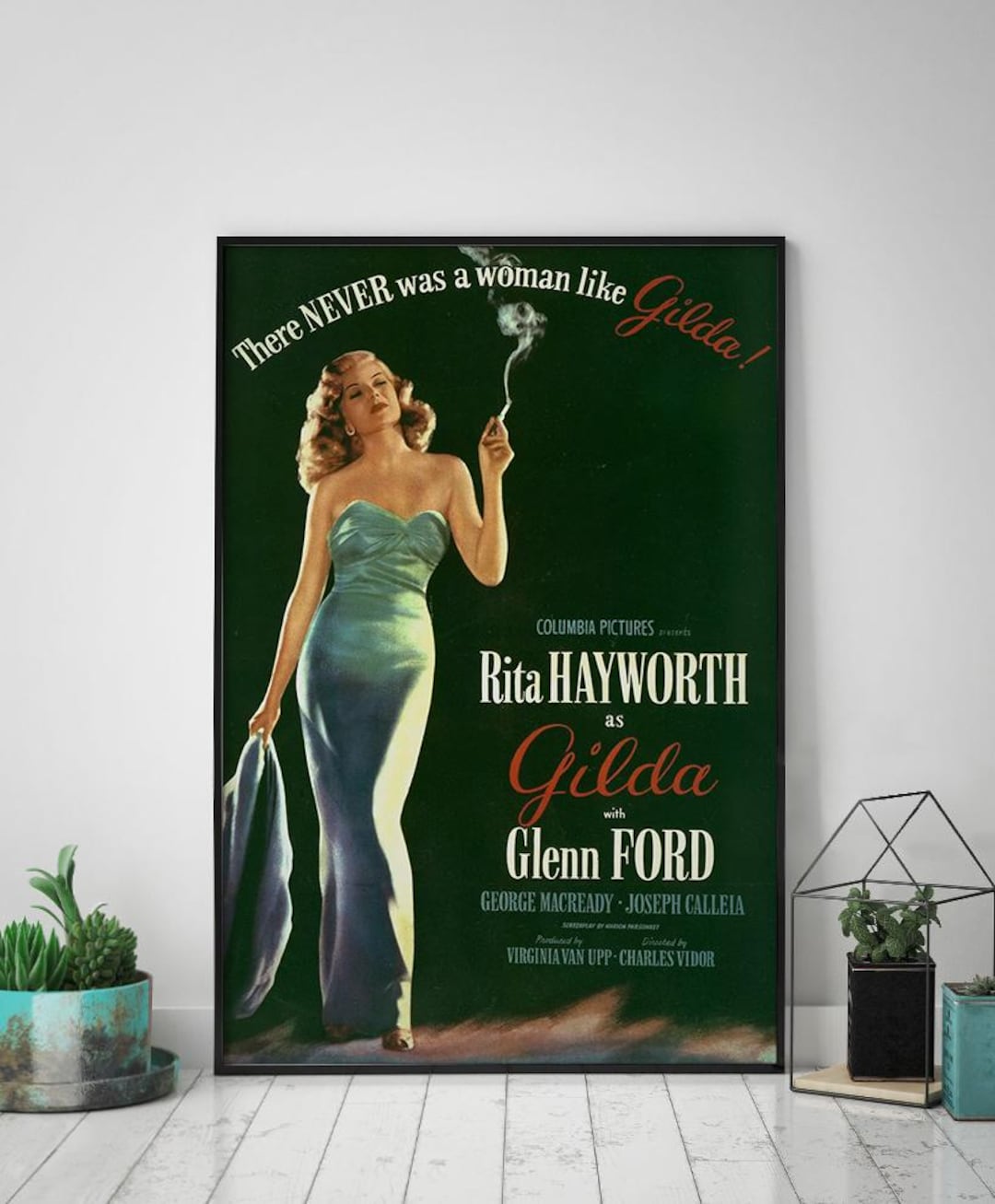 Gilda Movie Poster,retro Posters,canvas Printing,gift Idea,wall Art,room Decoration,solid Wood ...