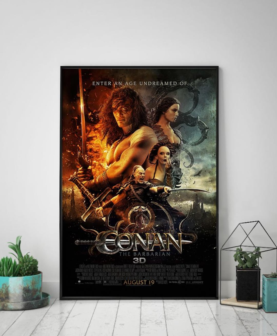 Conan the Barbarian Movie Poster,retro Posters,canvas Printing, Wall ...