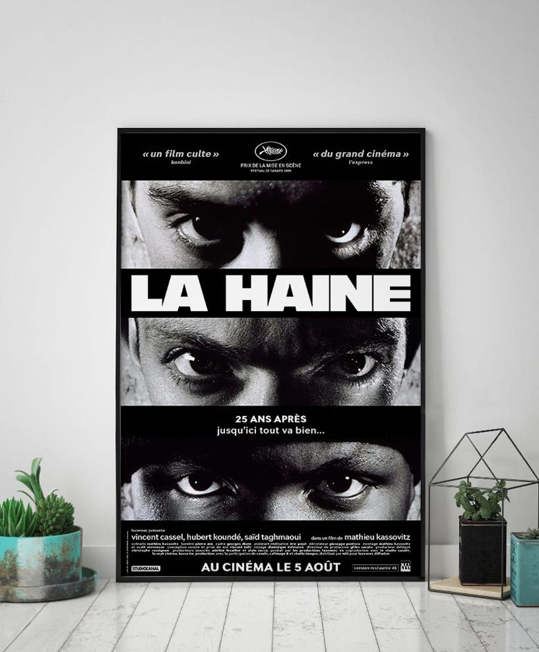 La Haine 1995 Movie Poster,retro Posters,canvas Printing,gift Idea,wall ...