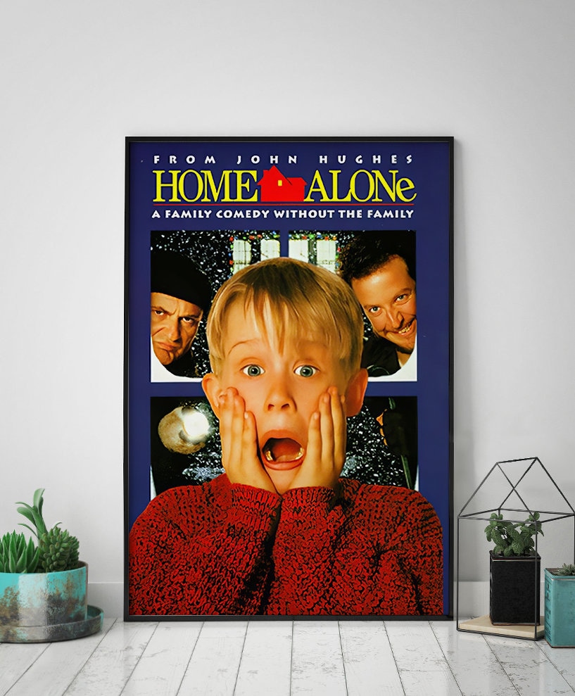 Home Alone Movie Poster,retro Posters, High-quality Canvas Printing ...