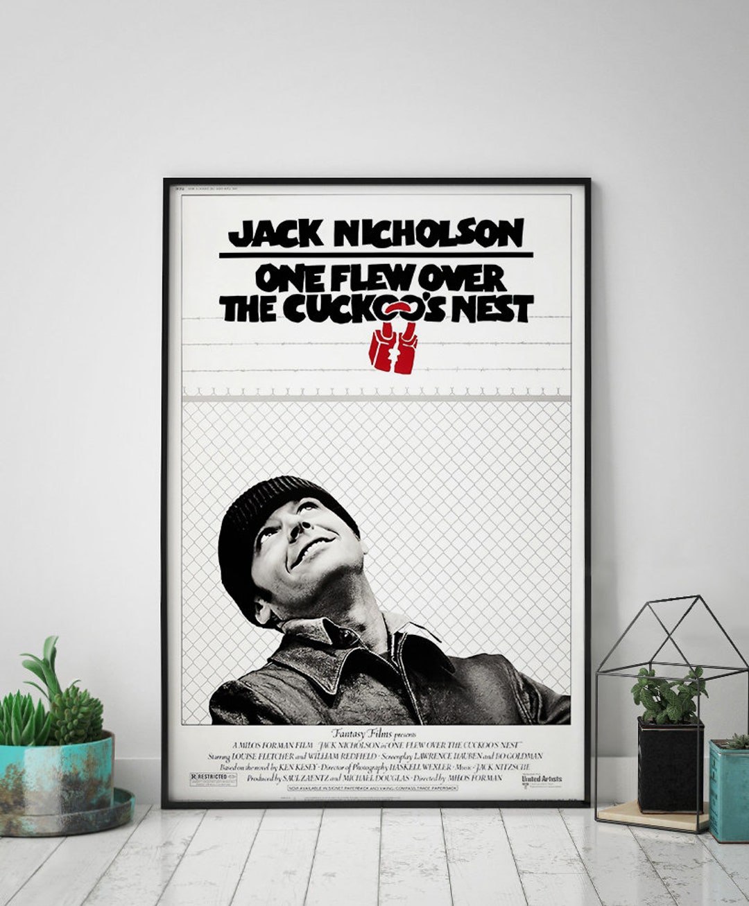 One Flew Over the Cuckoo's Nest Movie Poster,retro Posters,canvas ...