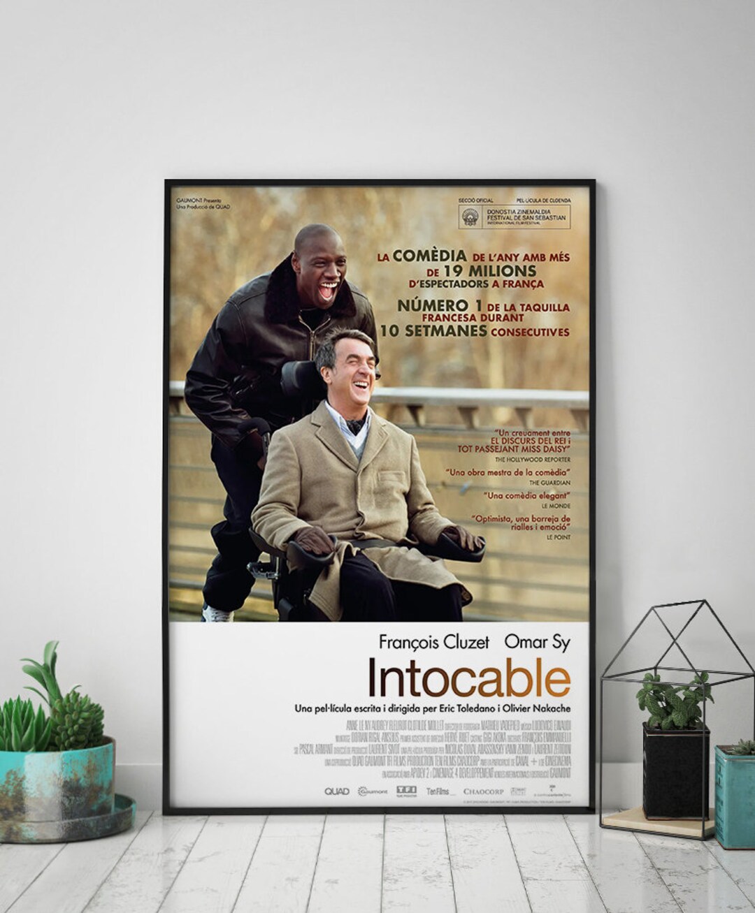 Intouchables Movie Poster,retro Posters, High-quality Canvas Printing ...