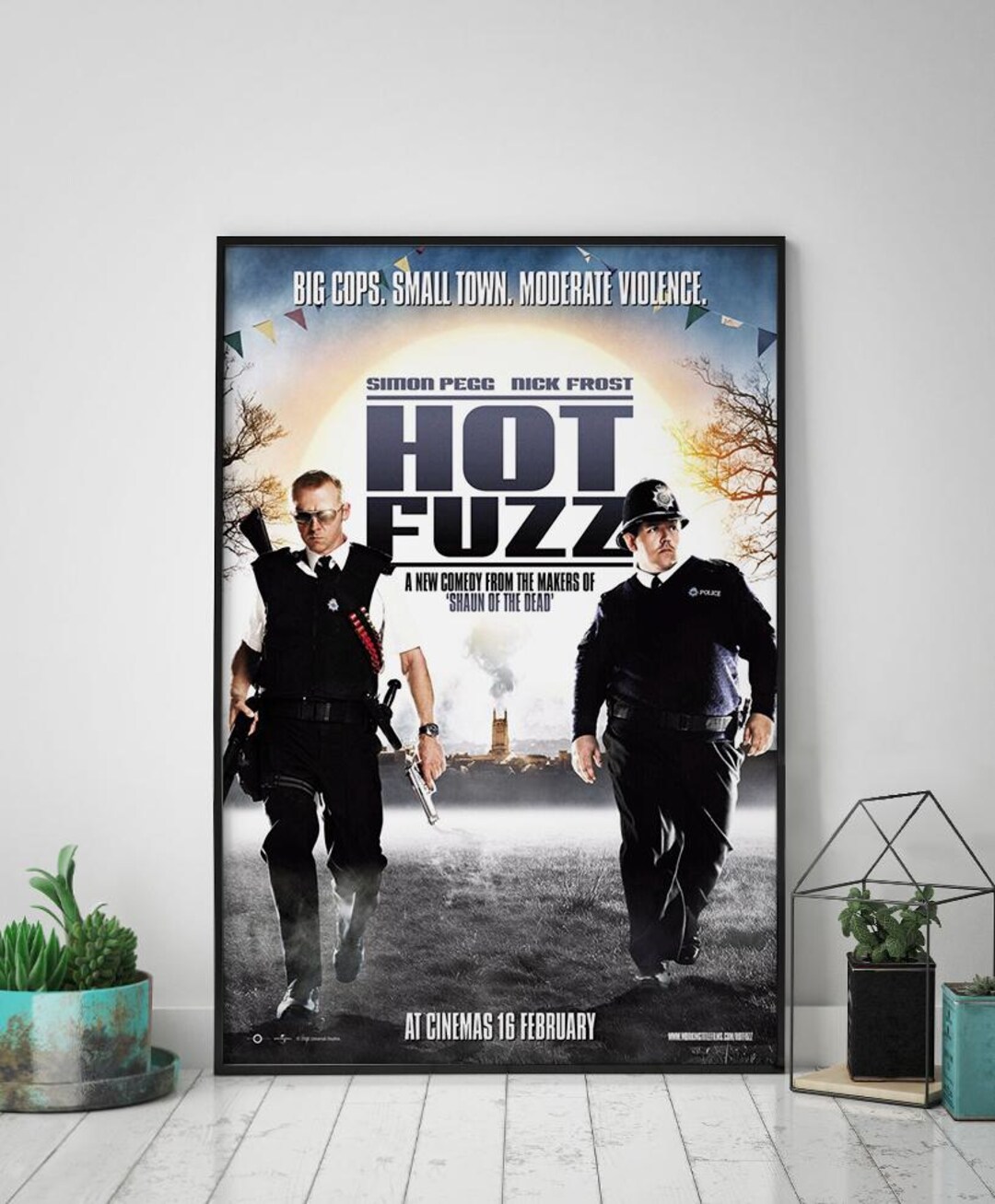 Hot Fuzz Movie Poster,retro Posters,canvas Printing,gift Idea,wall Art ...