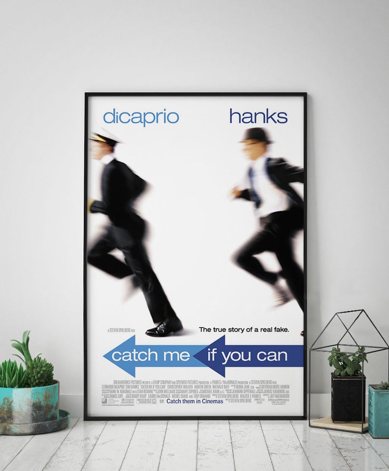 Catch Me If You Can Movie Poster,retro Posters,canvas Printing,wall ...