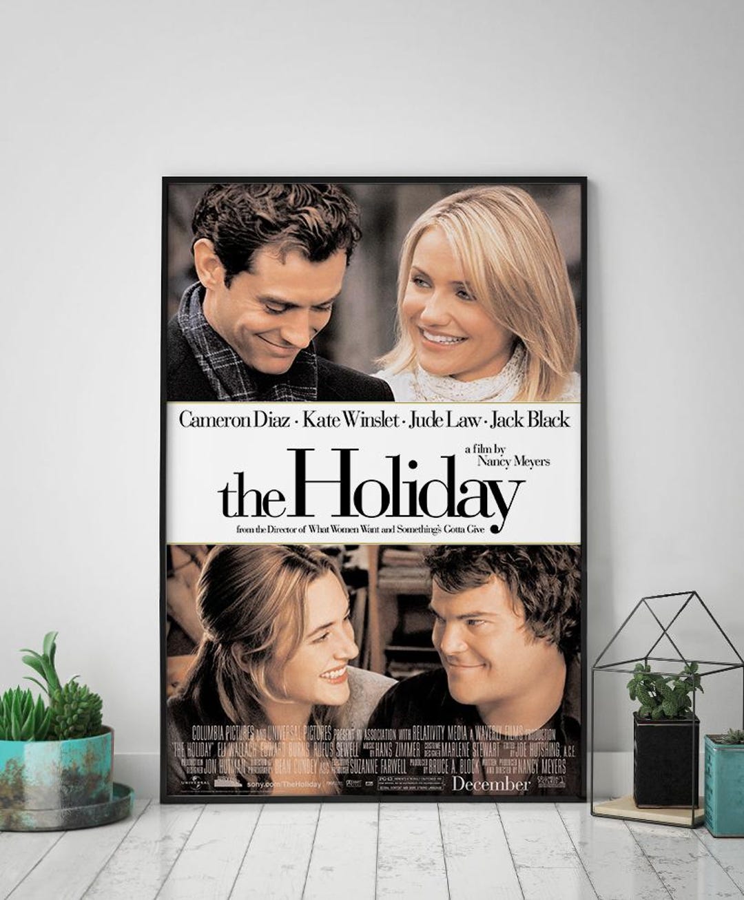 The Holiday 2006 Movie Poster,retro Posters,canvas Printing,gift Idea ...