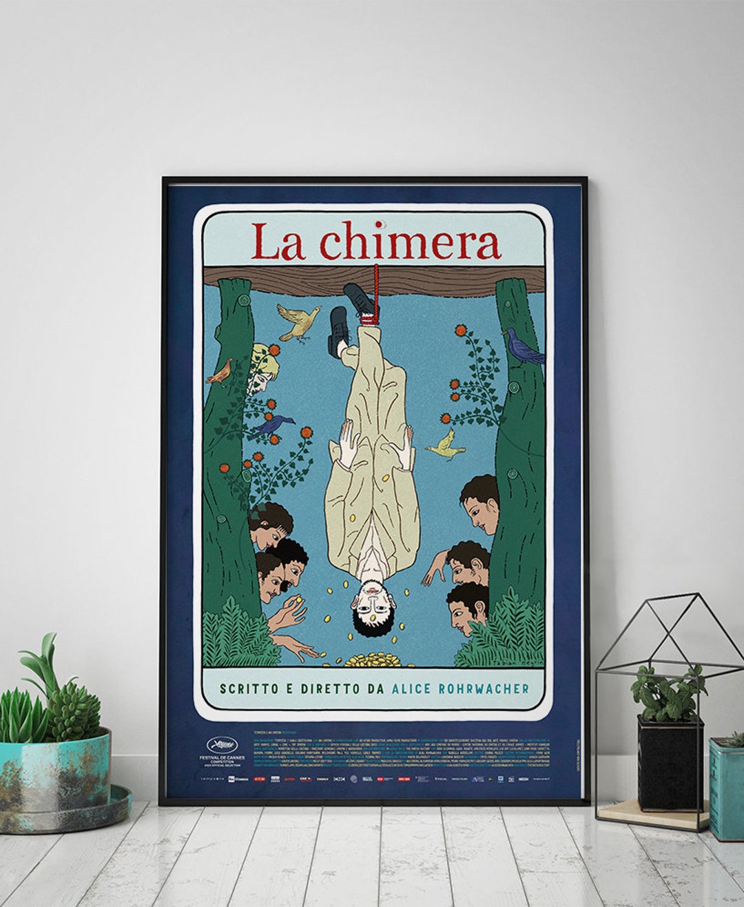 La Chimera Movie Poster,retro Posters, High-quality Canvas Printing ...
