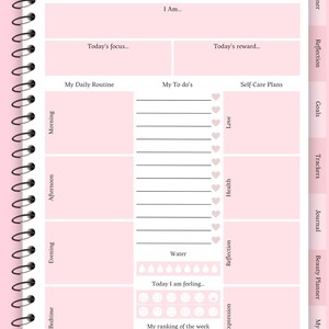 Self-care Digital Journal: Women's Wellness, 58-page PDF Printable - Etsy