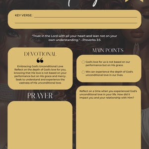 Digital Bible Study Journal: Prayer & Reflection (71 Pages PDF) - Etsy