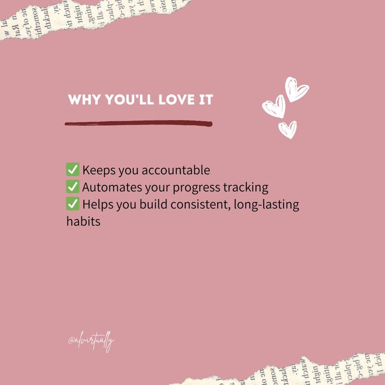 Notion Habit Tracker Template | Build Consistent Habit | Track Daily ...