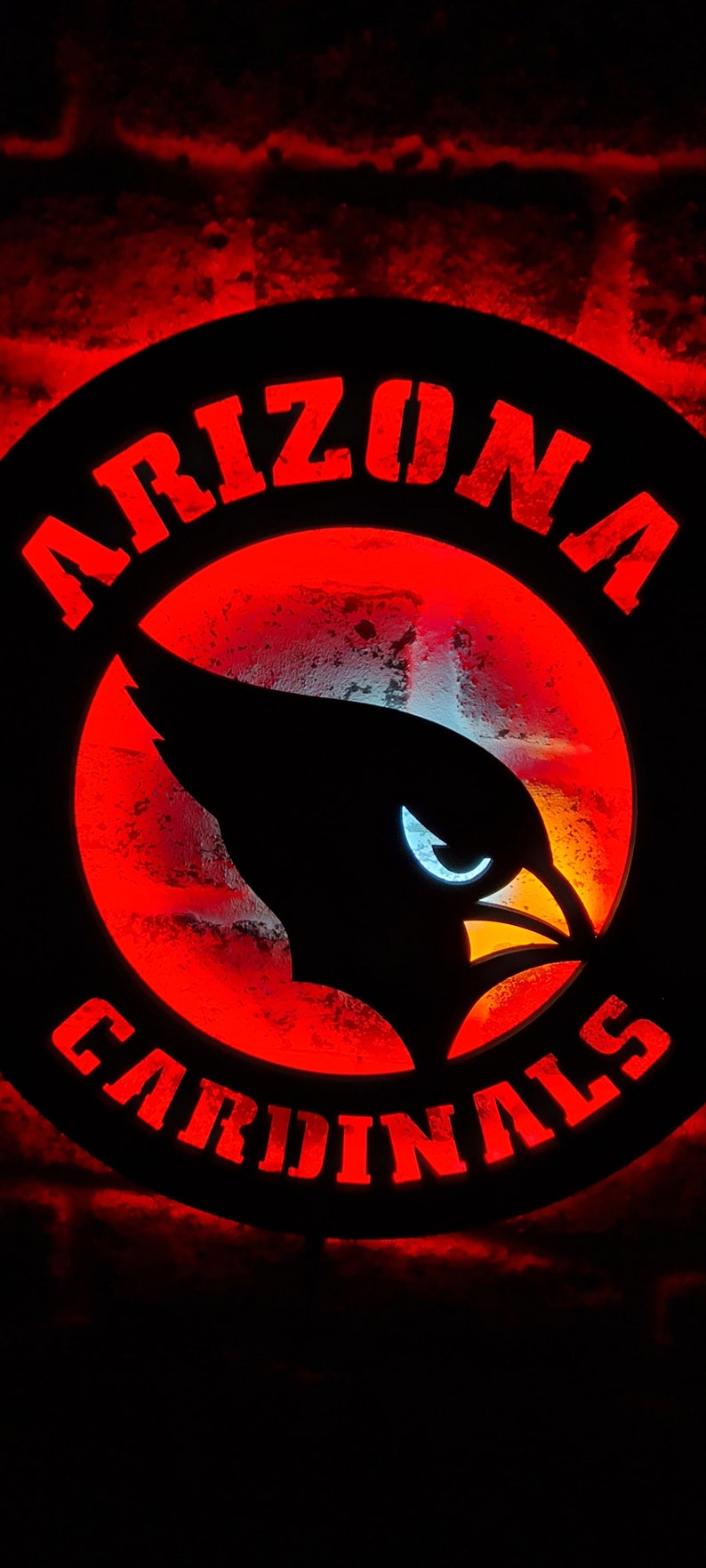 Arizona Cardinals LED Lighted Sign, Cardinals Illuminated Wall Decor ...