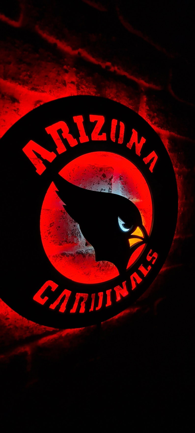 Arizona Cardinals LED Lighted Sign, Cardinals Illuminated Wall Decor ...