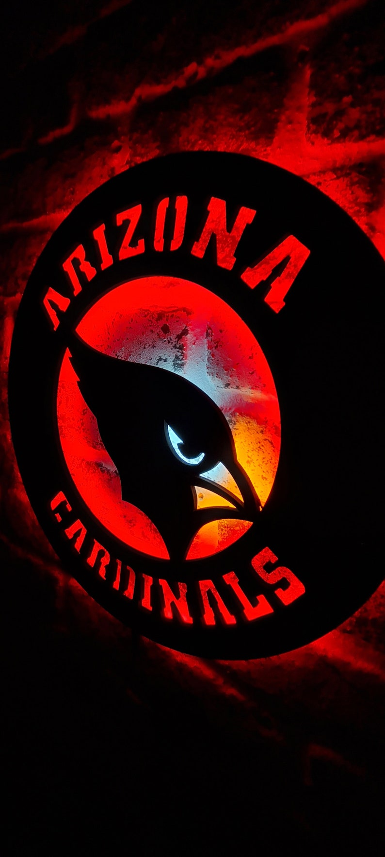 Arizona Cardinals LED Lighted Sign, Cardinals Illuminated Wall Decor ...