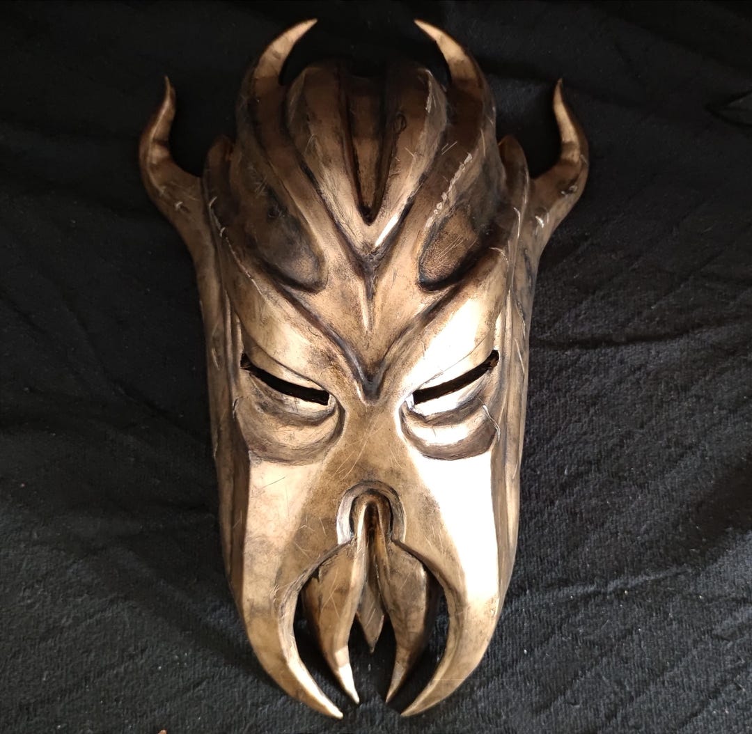 Miraak (inspired) Mask for Cosplay - Etsy