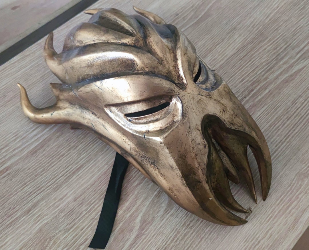 Miraak inspired Mask for Cosplay - Etsy