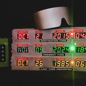 Back to the Future Time Circuits - Etsy