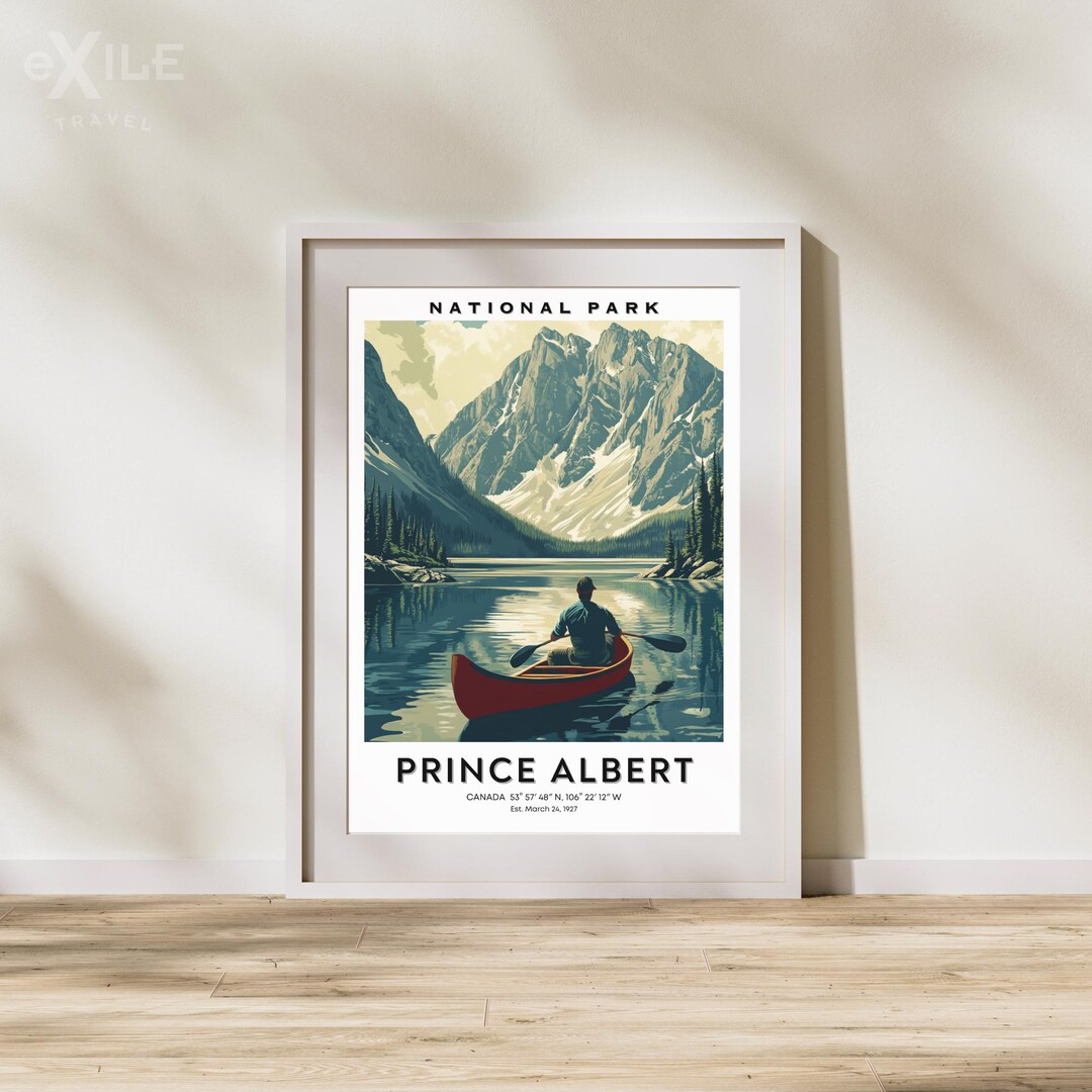 Prince Albert National Park Travel Poster, Prince Albert Park Travel ...