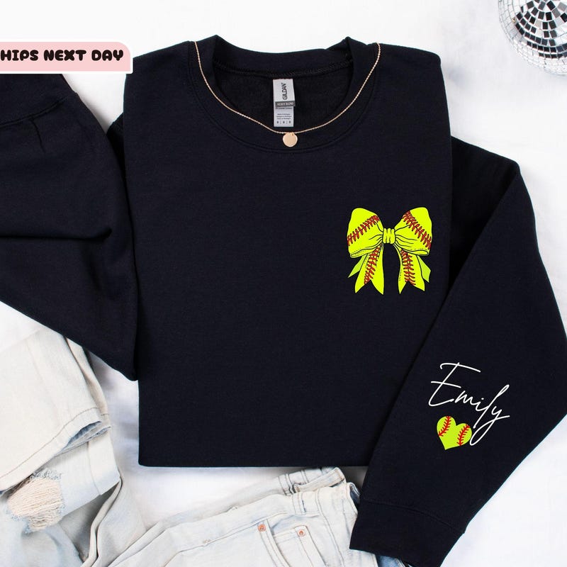 Team Sweatshirts With Bows - Etsy