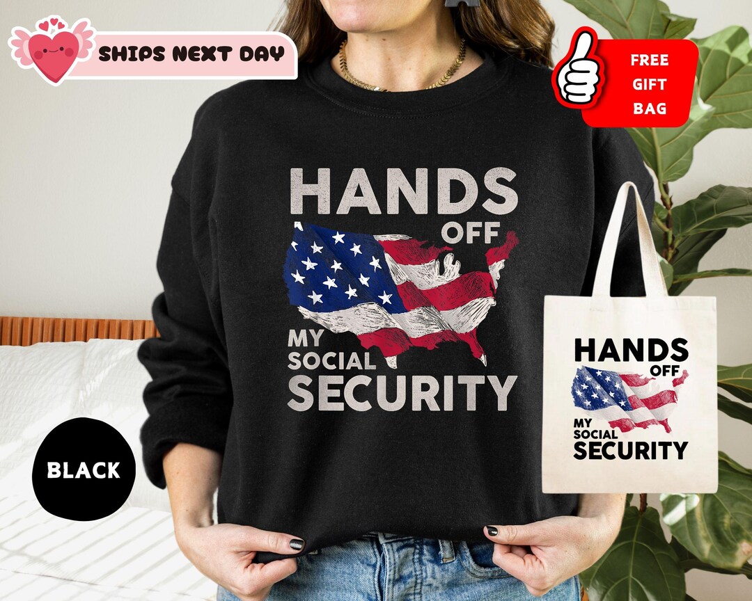 Hands off Protest Sweatshirt, Save Public Lands Medicare Social ...
