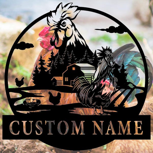 Rooster Signs - Etsy