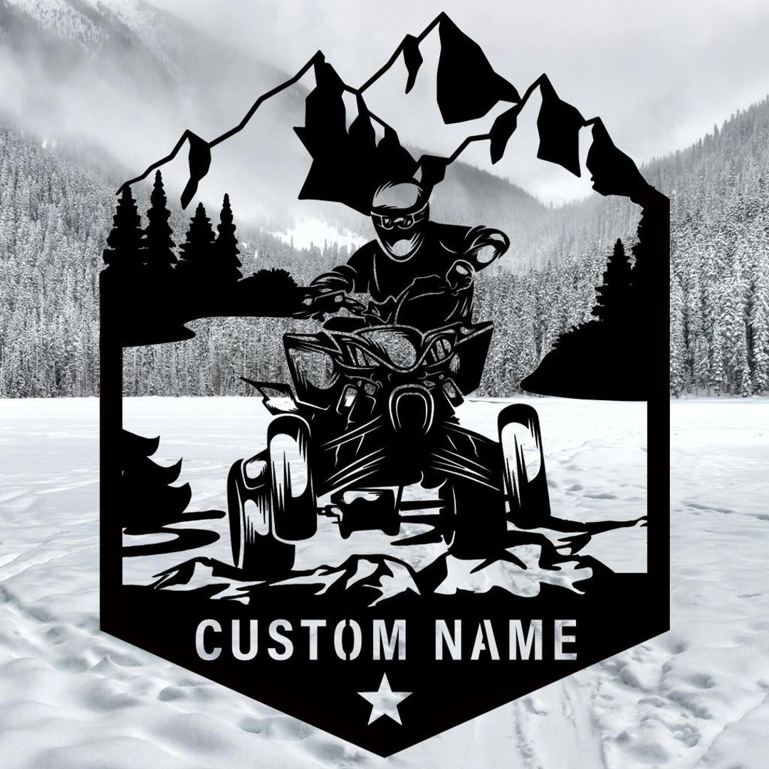 Handmade-custom Snowmobile Sign Metal Wall Sign-personalized Snowmobile ...