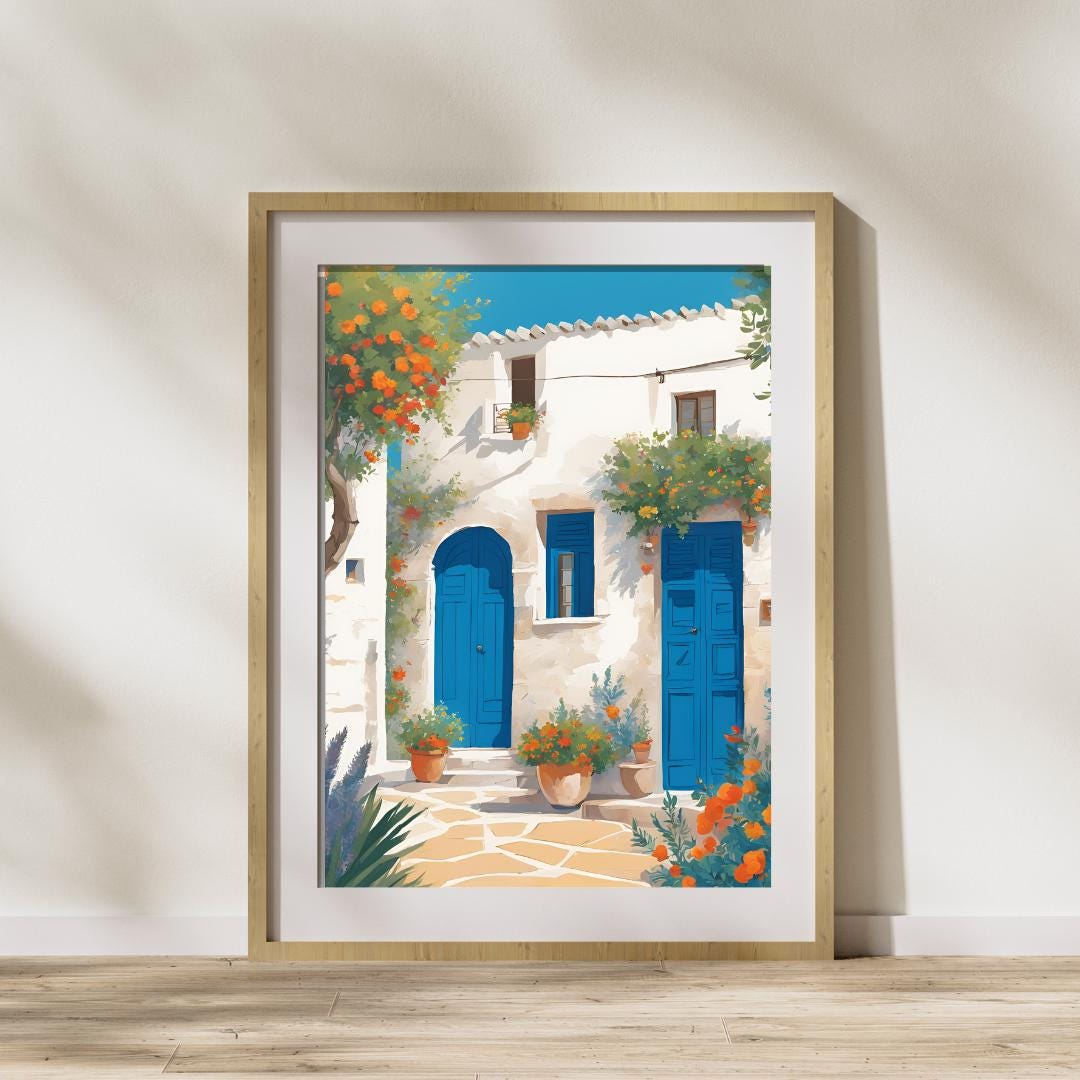Puglia Illustrated Poster, Puglia Print, Puglia Digital Art, Italy Wall ...