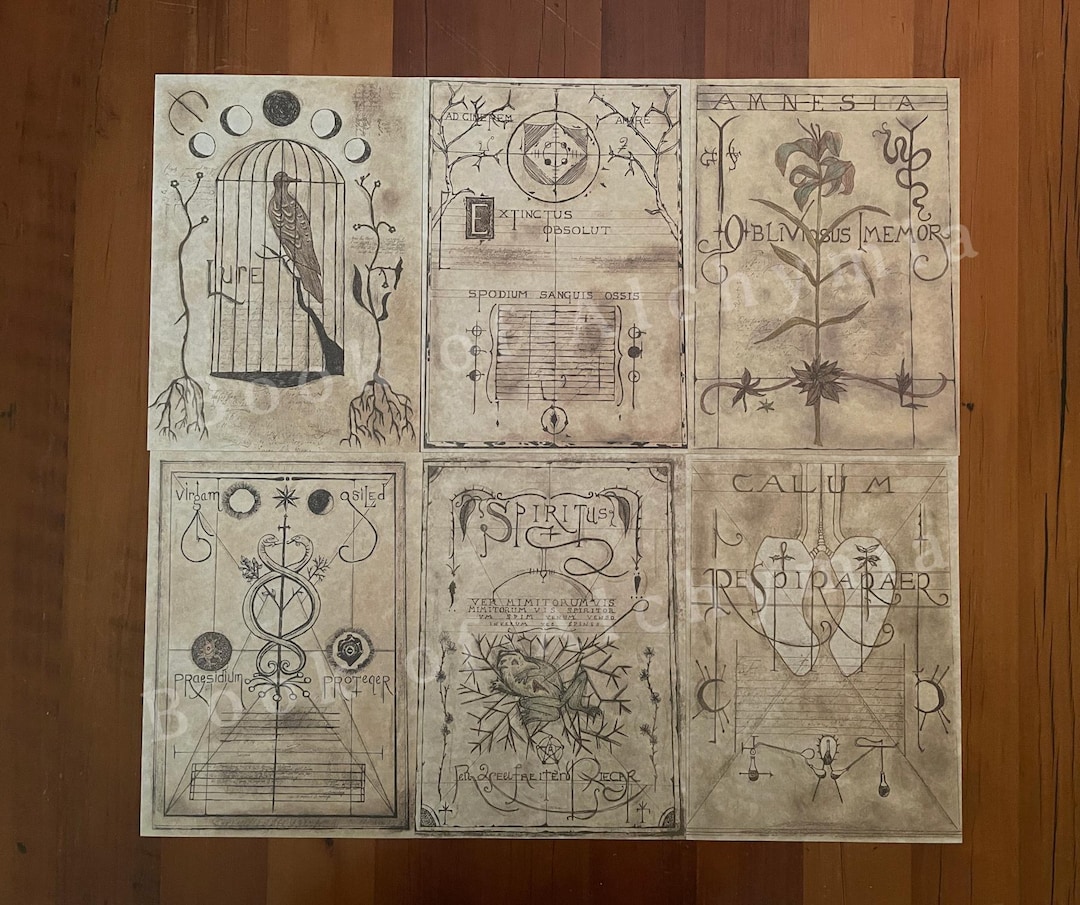Practical Magic Spellbook Replica Pages Vol I ~ for Book of Shadows ...