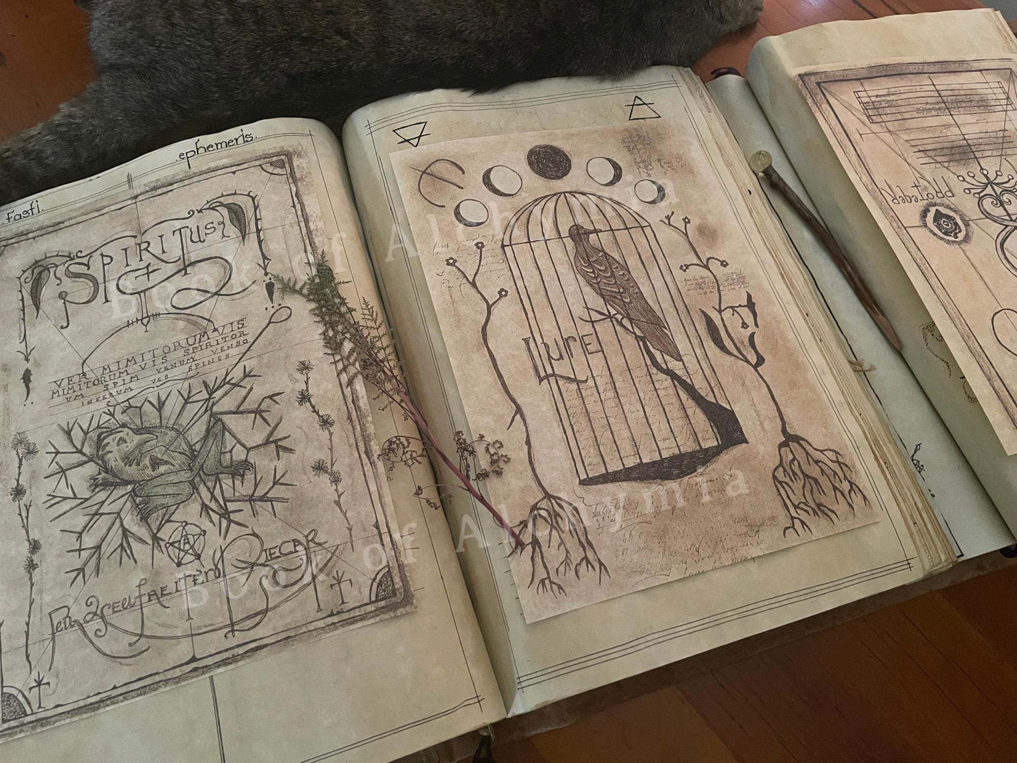 Practical Magic Spellbook Replica Pages Vol I ~ for Book of Shadows ...