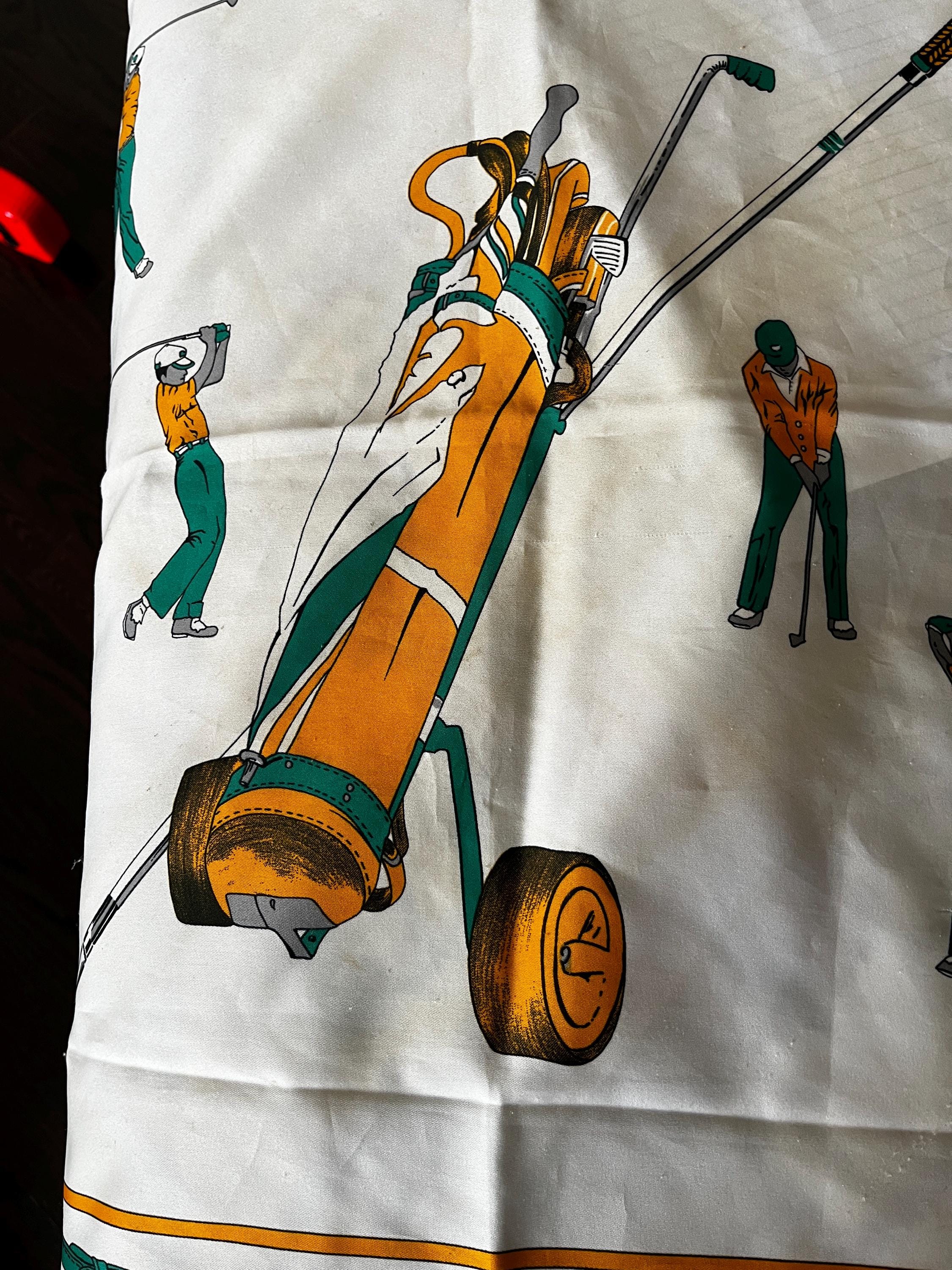 Vintage Golf Scarf - Etsy