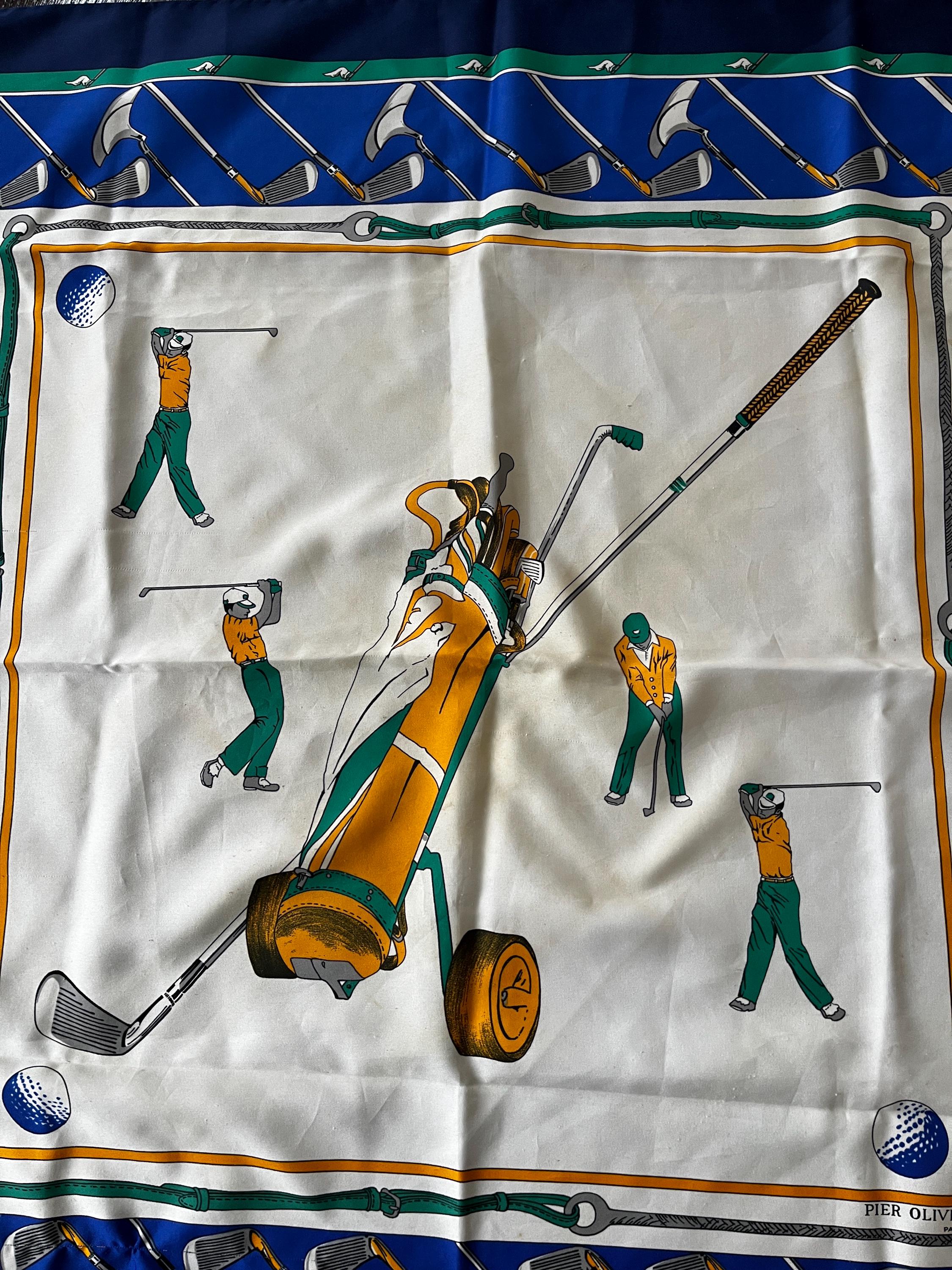 Vintage Golf Scarf - Etsy
