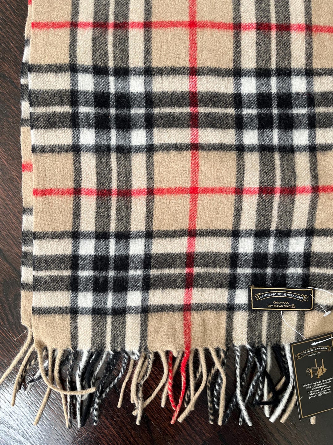 Vintage James Pringle Weavers 100% Wool Scarf - Etsy