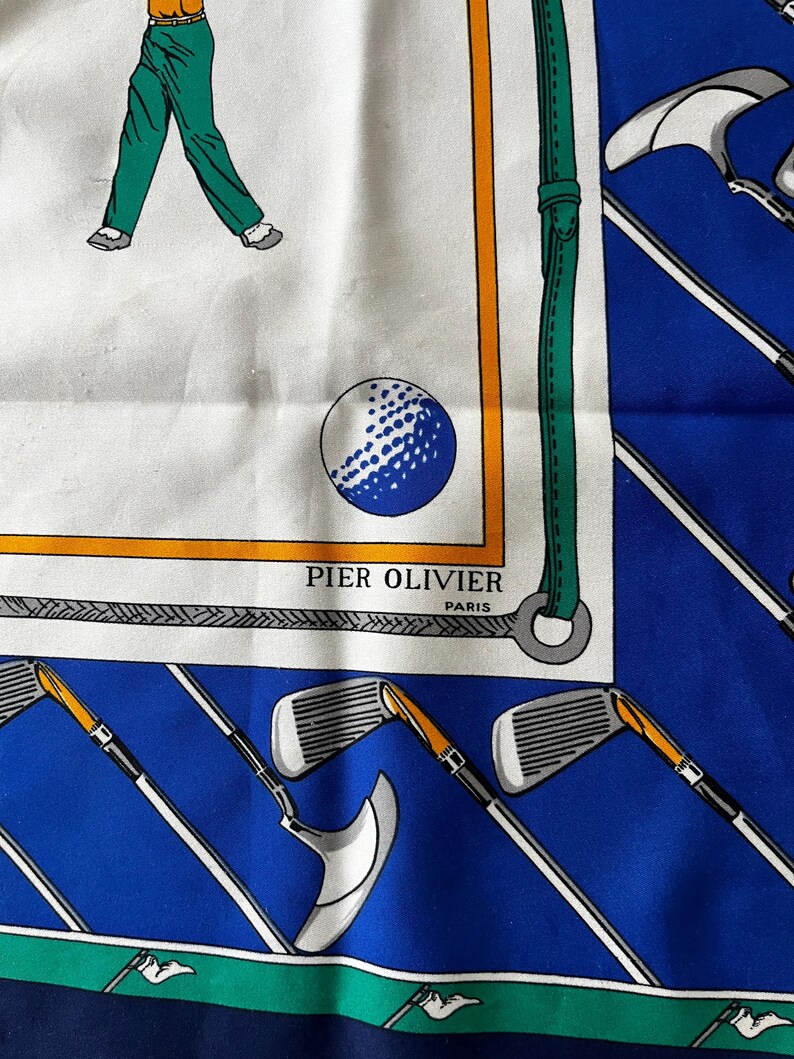 Vintage Golf Scarf - Etsy
