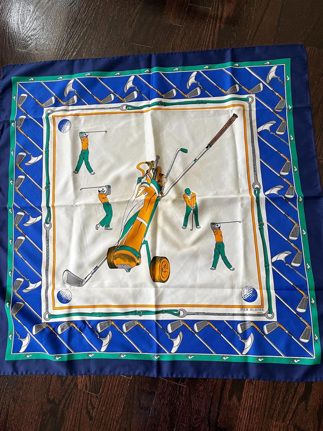 Vintage Golf Scarf - Etsy