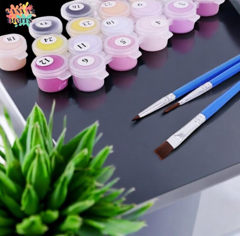 Fall Foliage Mountain Painting Set, DIY Scenic Art Kit, Paint by ...