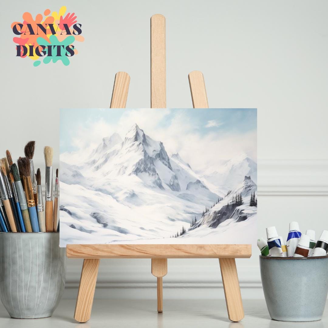 Summit Splendor Painting Kit, Landscape Diy Painting by Numbers, Create ...