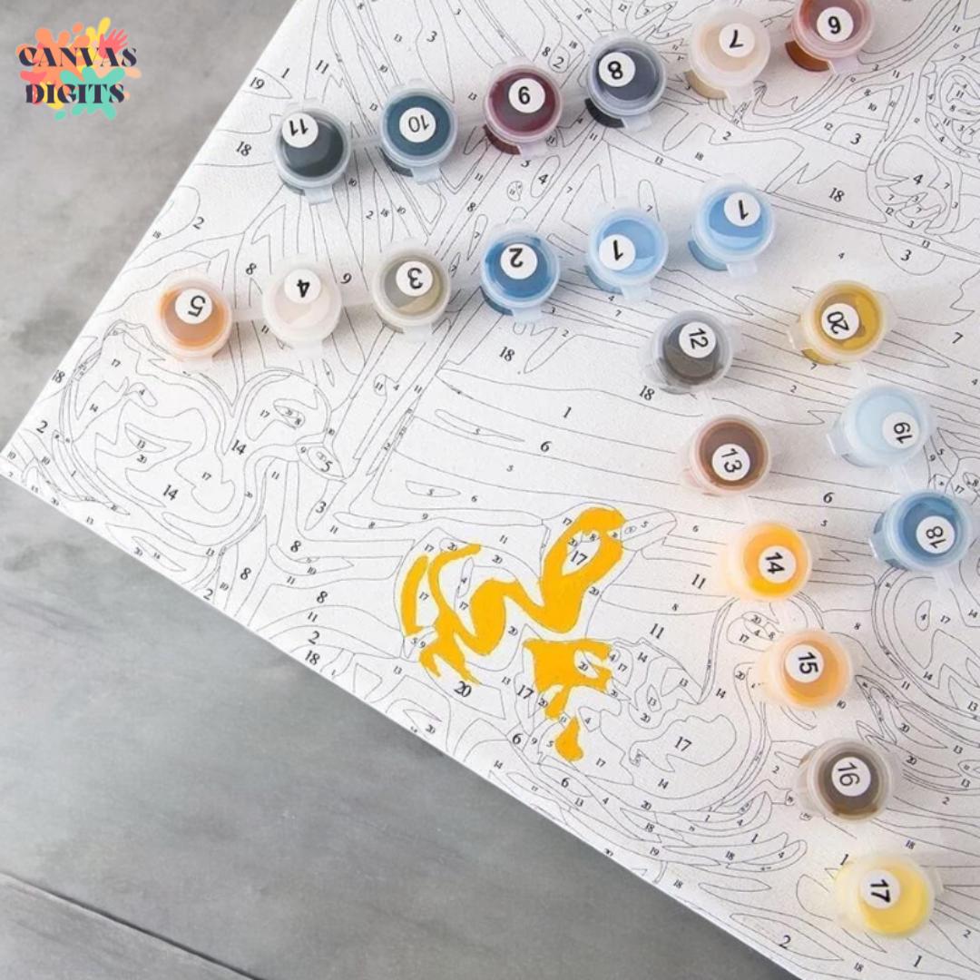 Underwater Landscape Paint by Numbers Kit, Ocean Life Painting Kit for ...