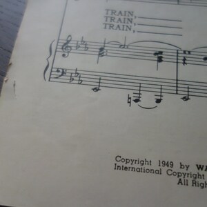 Vintage Sheet Music, Mule Train by Johnny Lange, Hy Heath, Fred ...