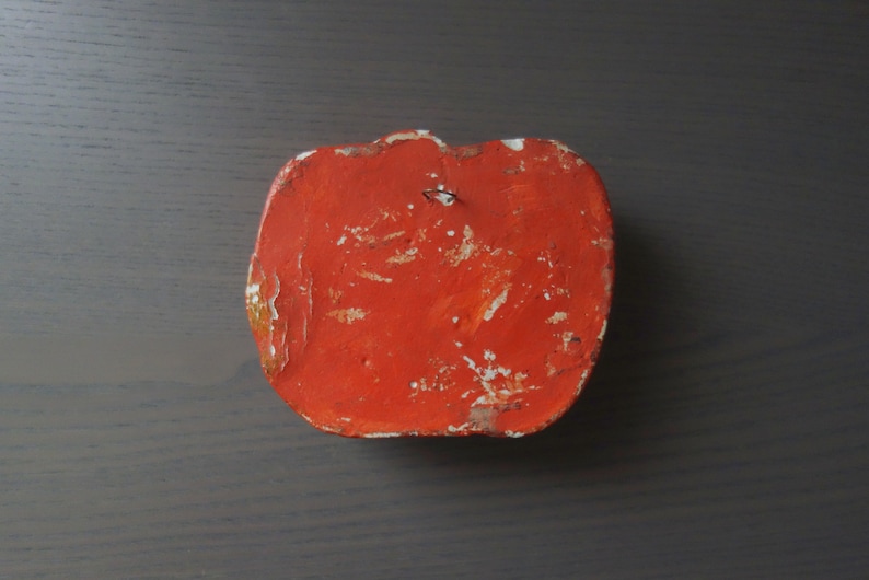 Vintage Chalkware Vegetable Bright Red Tomato Cheerful but - Etsy