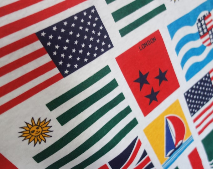 Flags Fabric Modern Flags of the World by Aftermyart Modern World Flags ...