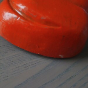 Vintage Chalkware Vegetable Bright Red Tomato Cheerful but - Etsy