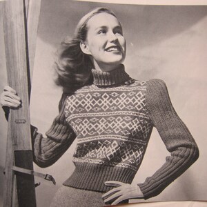 Vintage Knitting Patterns in Coats & Clark's Learn to - Etsy