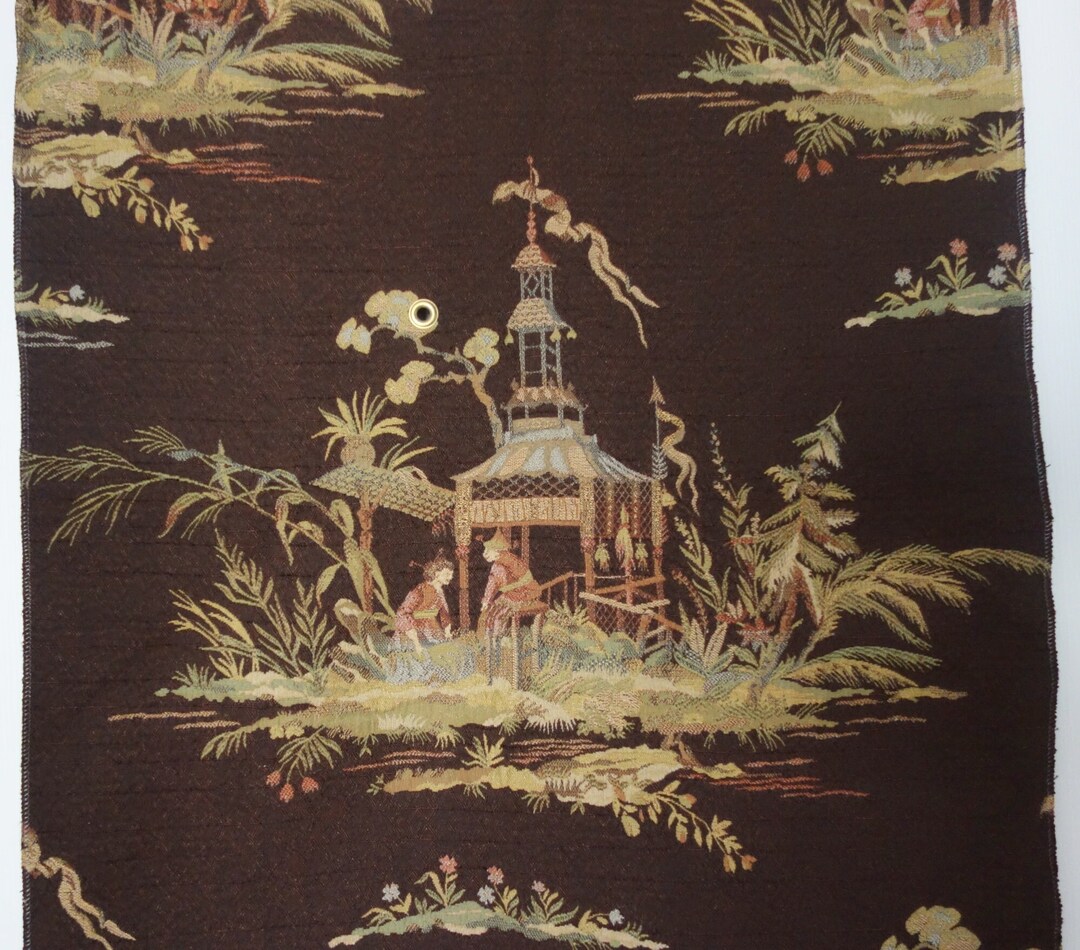 Upholstery Fabric Samples, Set of 2 by Pindler, Meiling Pattern in ...