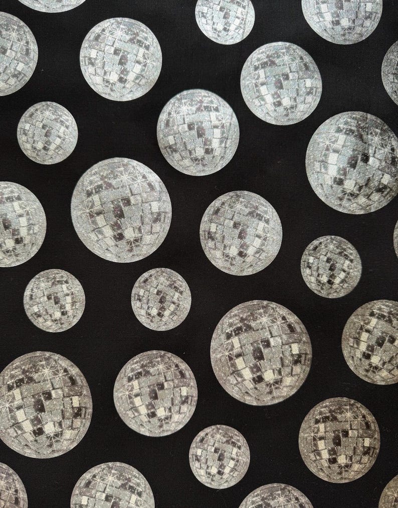 Holographic Disco Ball Fabric! - Etsy