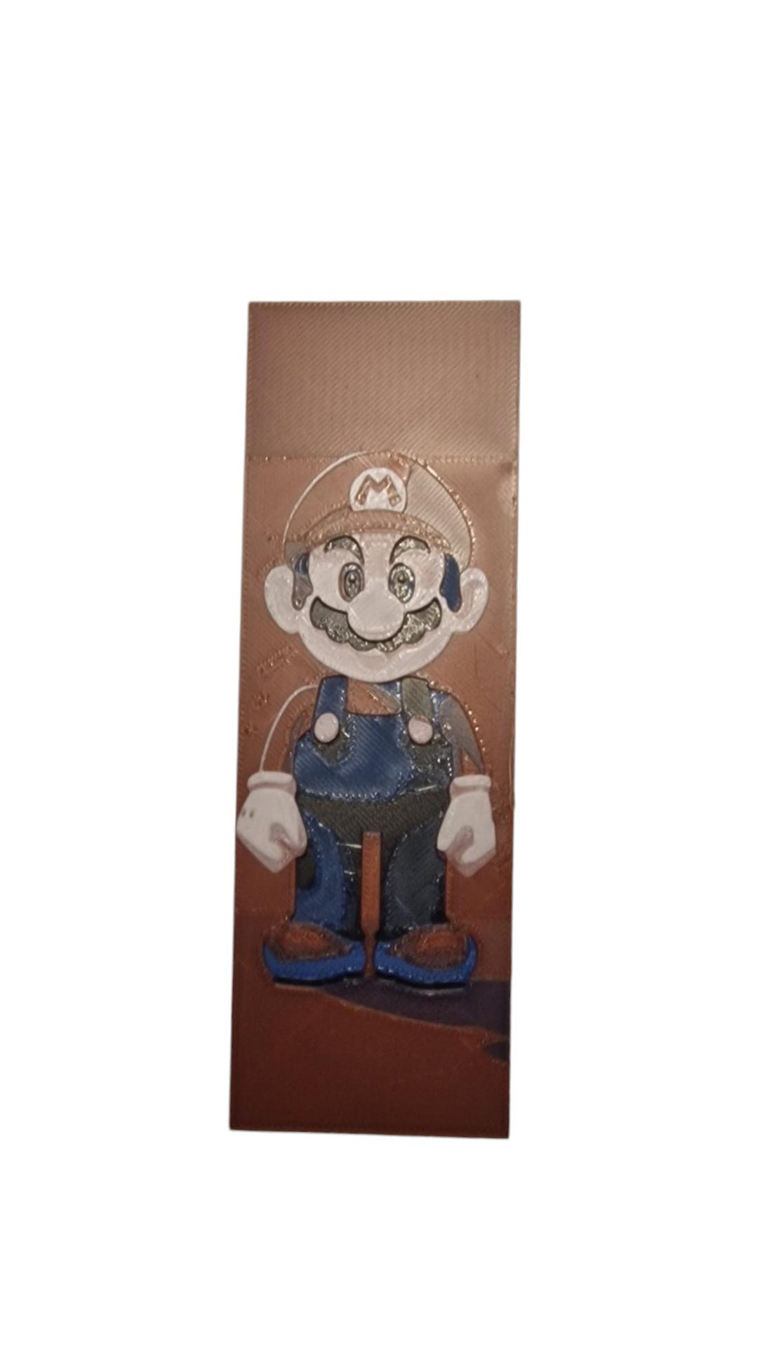 Mario Bookmark Hueforge 3D Printed - Etsy
