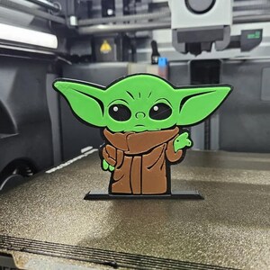 Grogu Freestanding Table/shelf Sign 3D Printed - Etsy