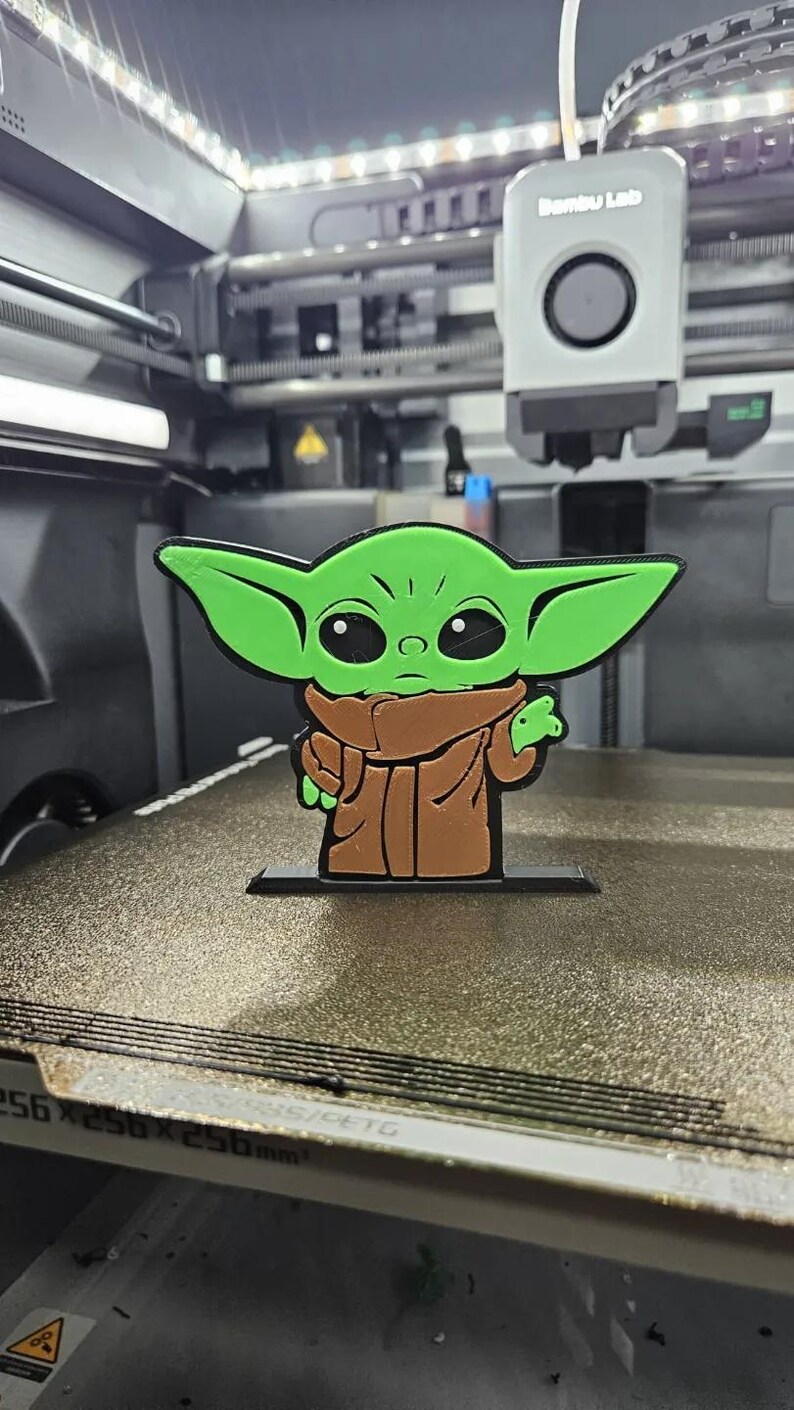 Grogu Freestanding Table/shelf Sign 3D Printed - Etsy