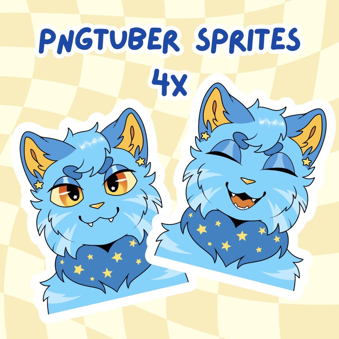 Custom Pngtuber Sprites - Furry Png Youtuber Sprite Commissions - Etsy