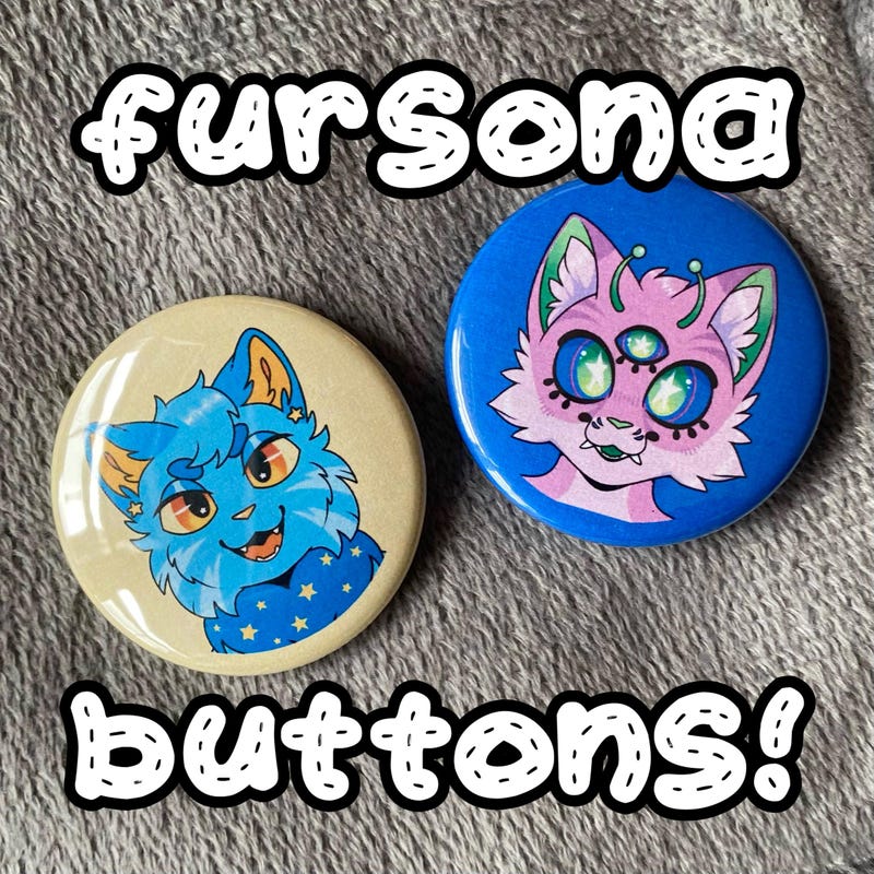 Furry Pins - Etsy